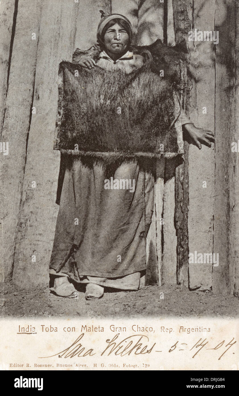 Toba Indian, Meleta Gran Chato, Argentina Stock Photo - Alamy