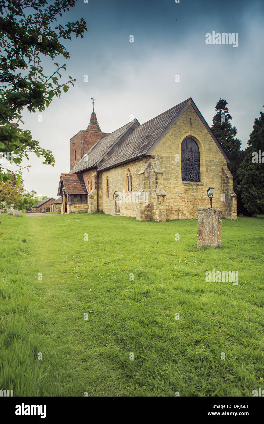 Exterior of All Saints' Church which contains Marc Chagall stained ...