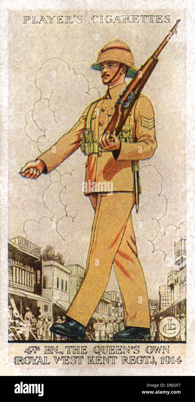 4th Battalion, The Queen's Own Stock Photo - Alamy