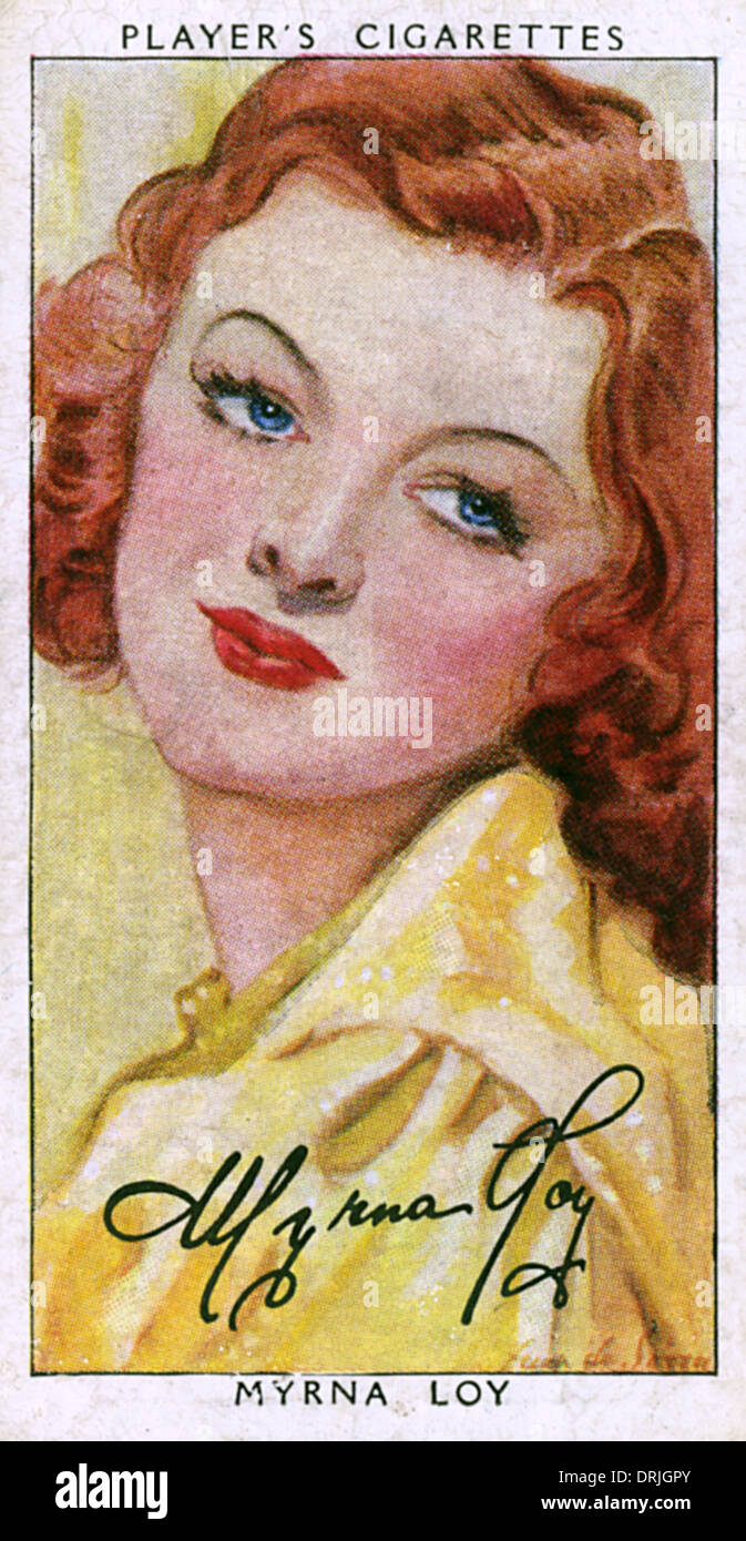 Myrna loy hi-res stock photography and images - Alamy