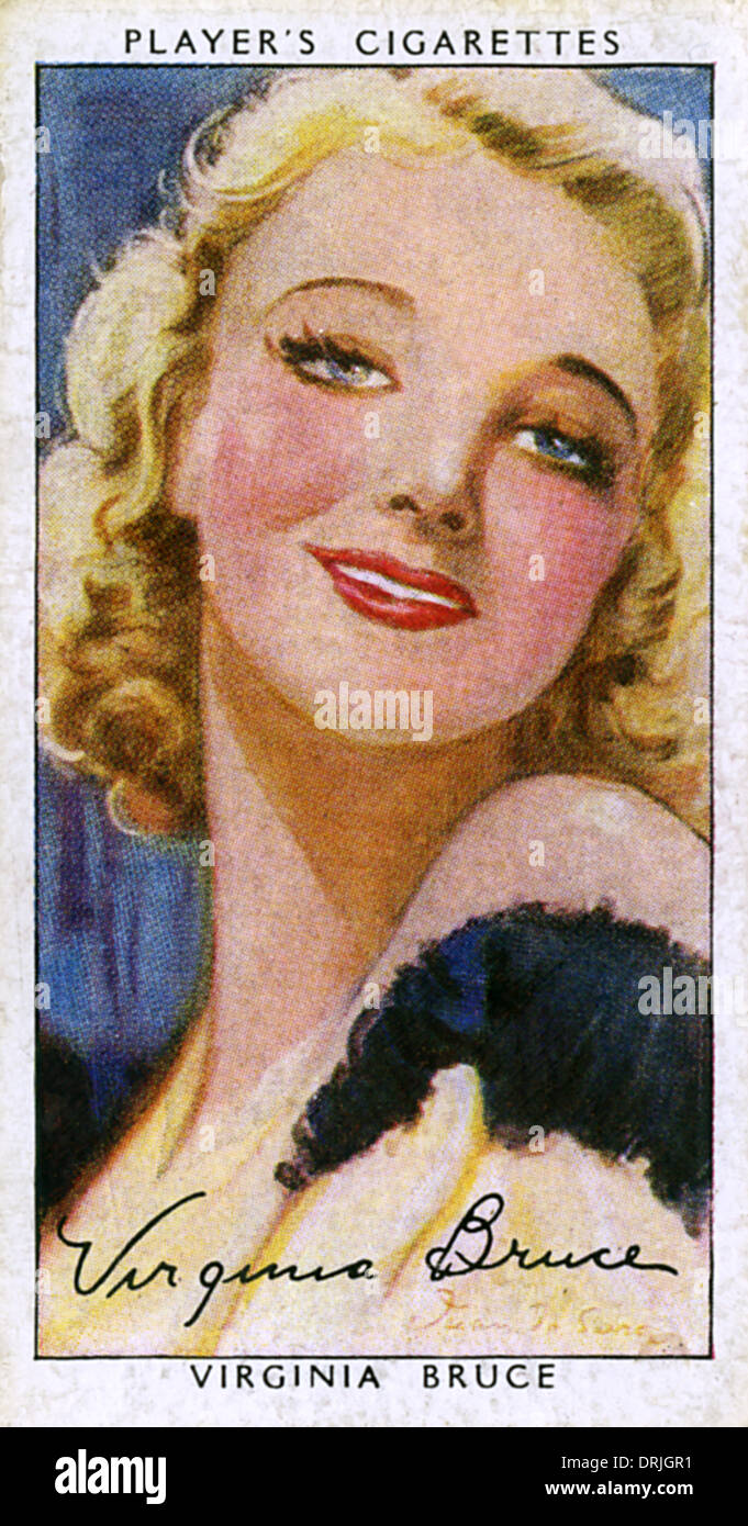 Virginia Bruce, American actress and singer Stock Photo - Alamy