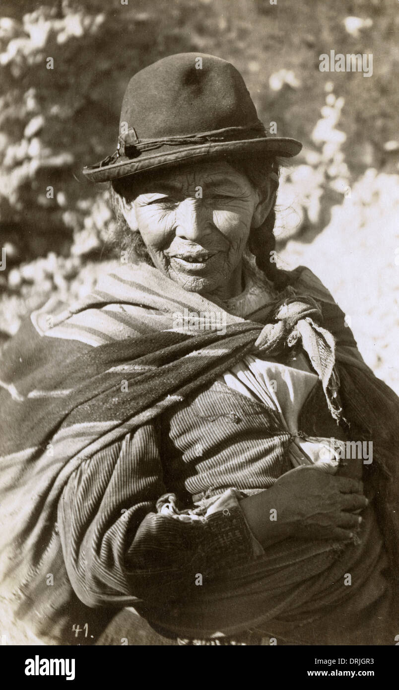 Indigenous Indian, Bolivia Stock Photo - Alamy
