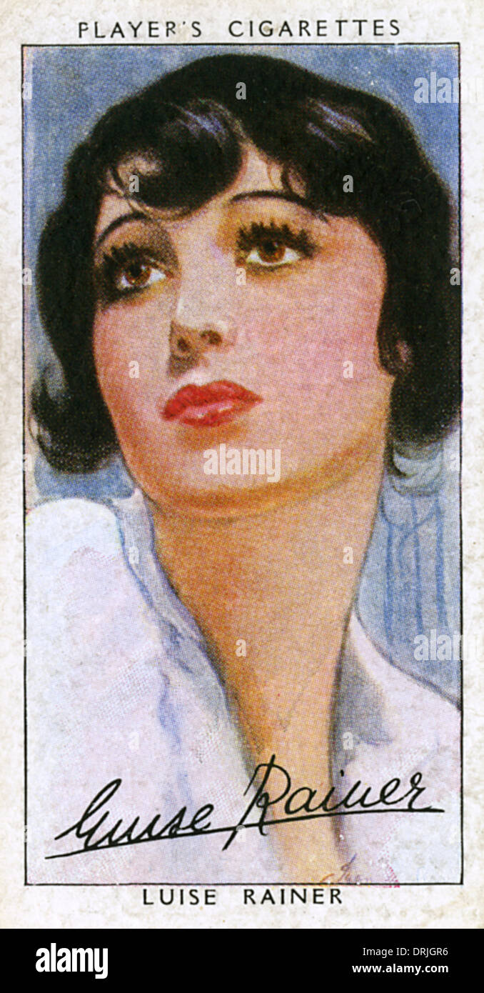 Luise Rainer, German-born film actress Stock Photo - Alamy