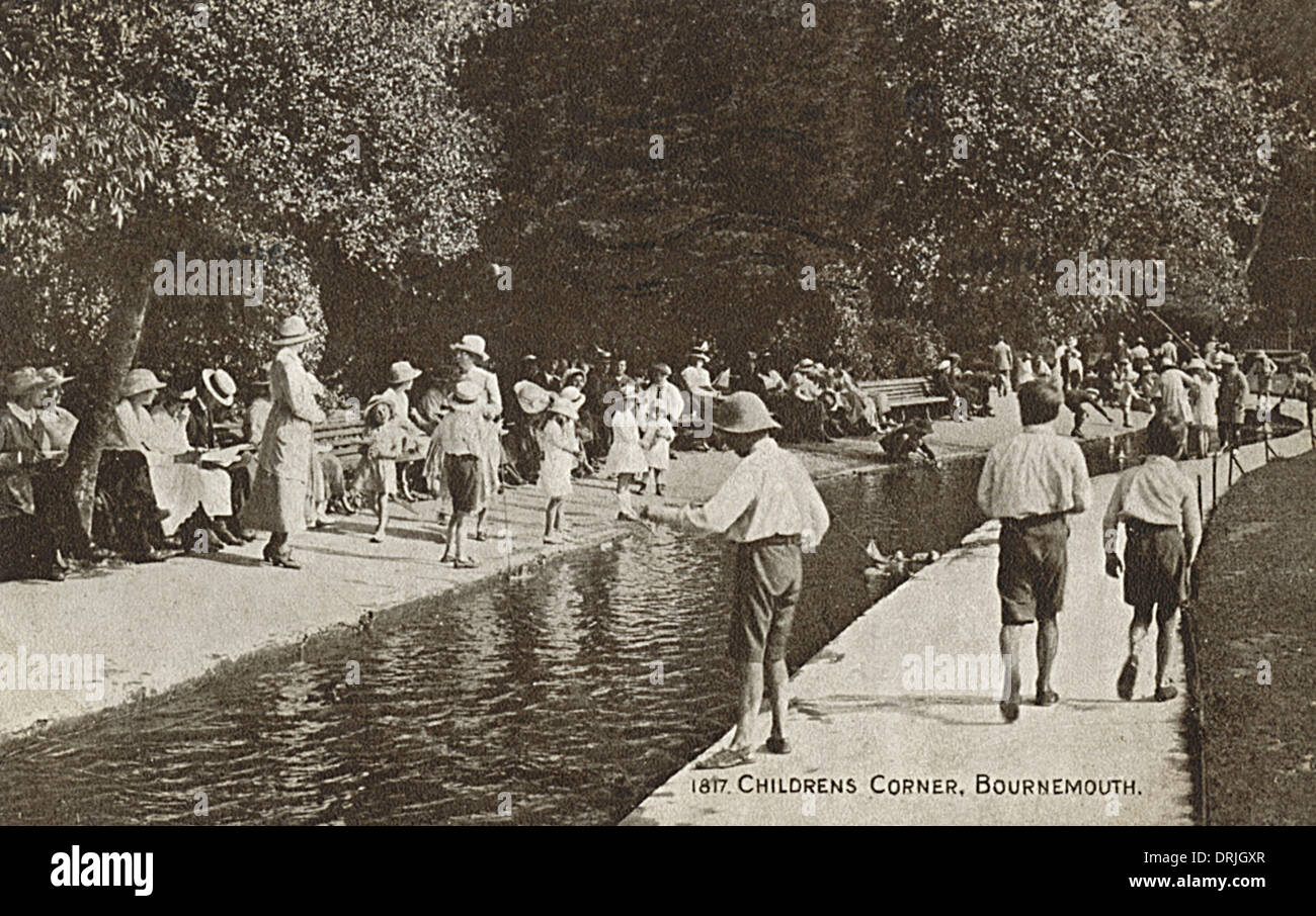 Children's Corner, Bournemouth, Devon Stock Photo - Alamy
