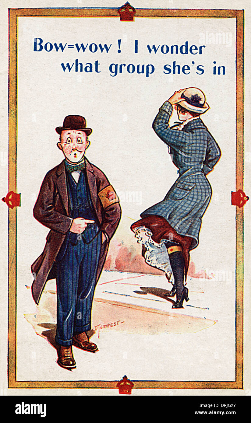 World war one comic postcard hi-res stock photography and images - Alamy