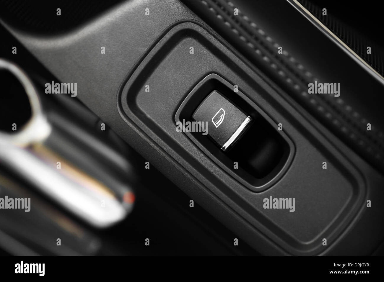 Detail on buttons controlling the windows in a car Stock Photo - Alamy
