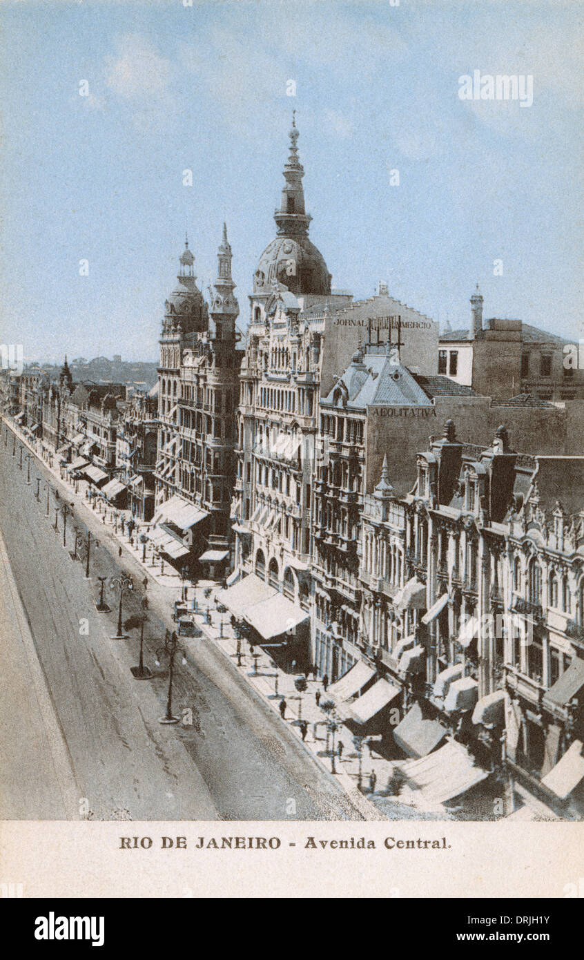 Rio de Janeiro, Brazil - Avenida Central Stock Photo - Alamy
