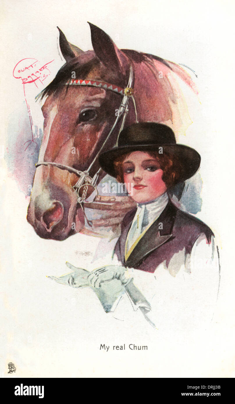 Lady horse rider hi-res stock photography and images - Alamy