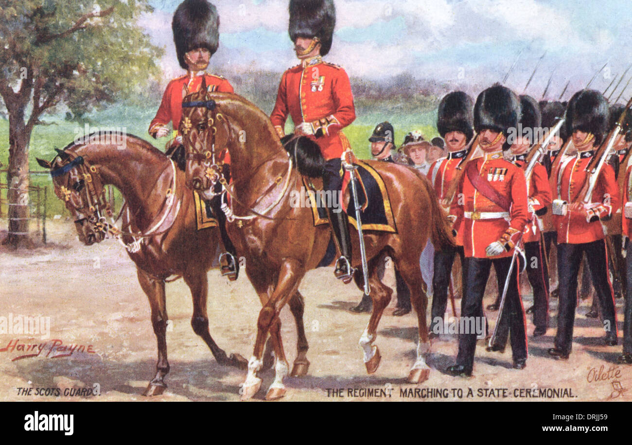 Scots guards regiment hi-res stock photography and images - Alamy