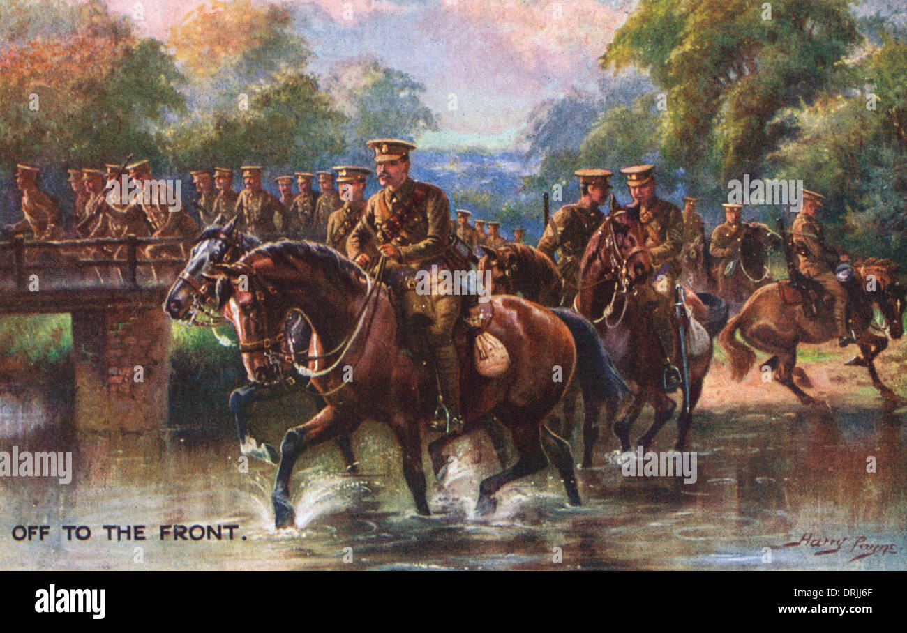 Off to the Front Stock Photo - Alamy