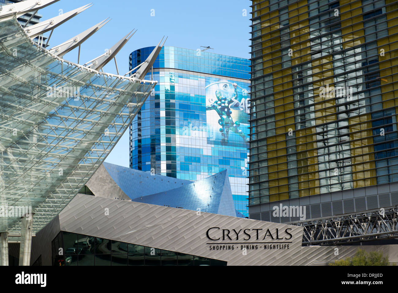 The Crystals Aria complex in Las Vegas Stock Photo - Alamy