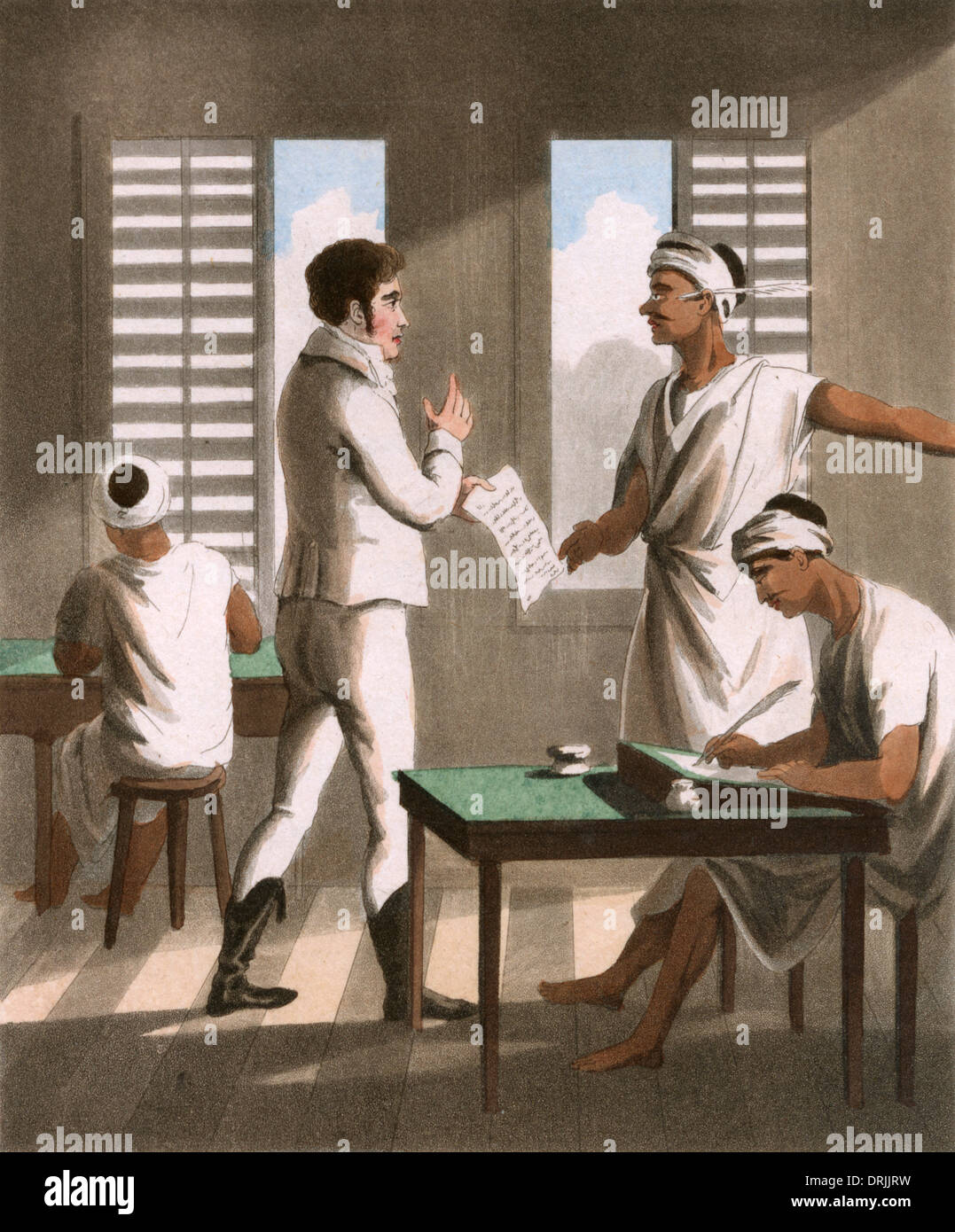 European Gentleman in Public Office Stock Photo - Alamy