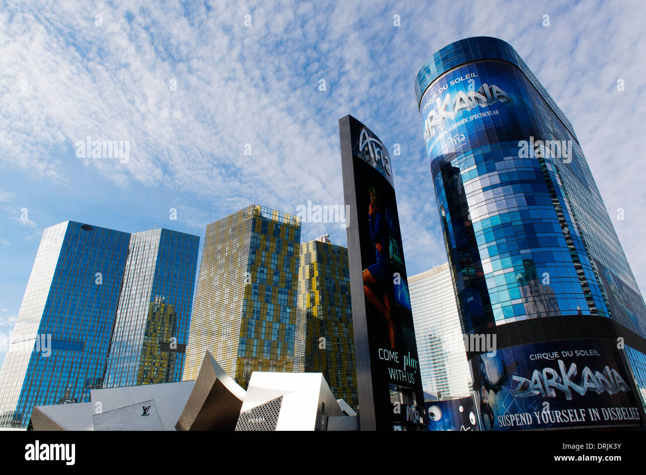 The Crystals Aria complex in Las Vegas Stock Photo - Alamy