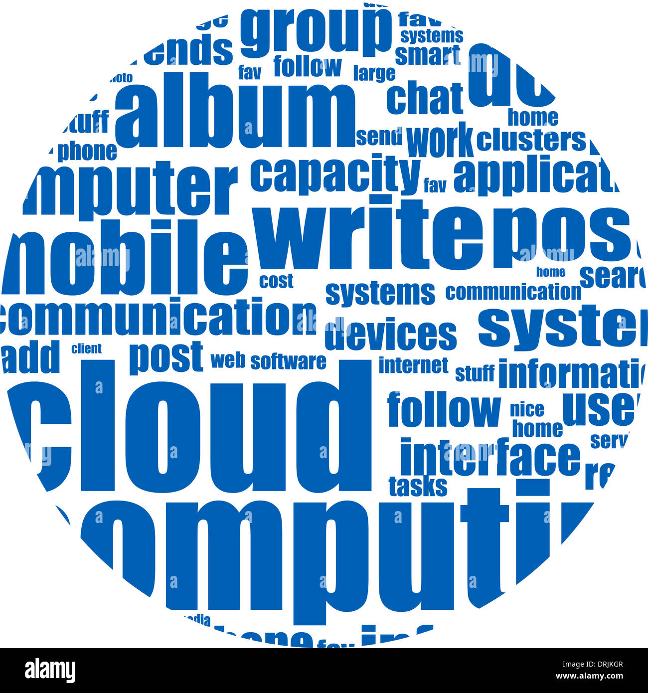 cloud computing word, business concept Stock Photo - Alamy