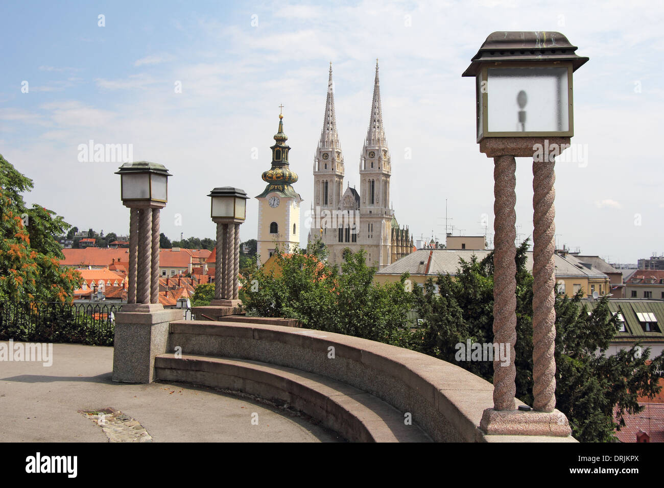 Zagreb from the sky hi-res stock photography and images - Alamy