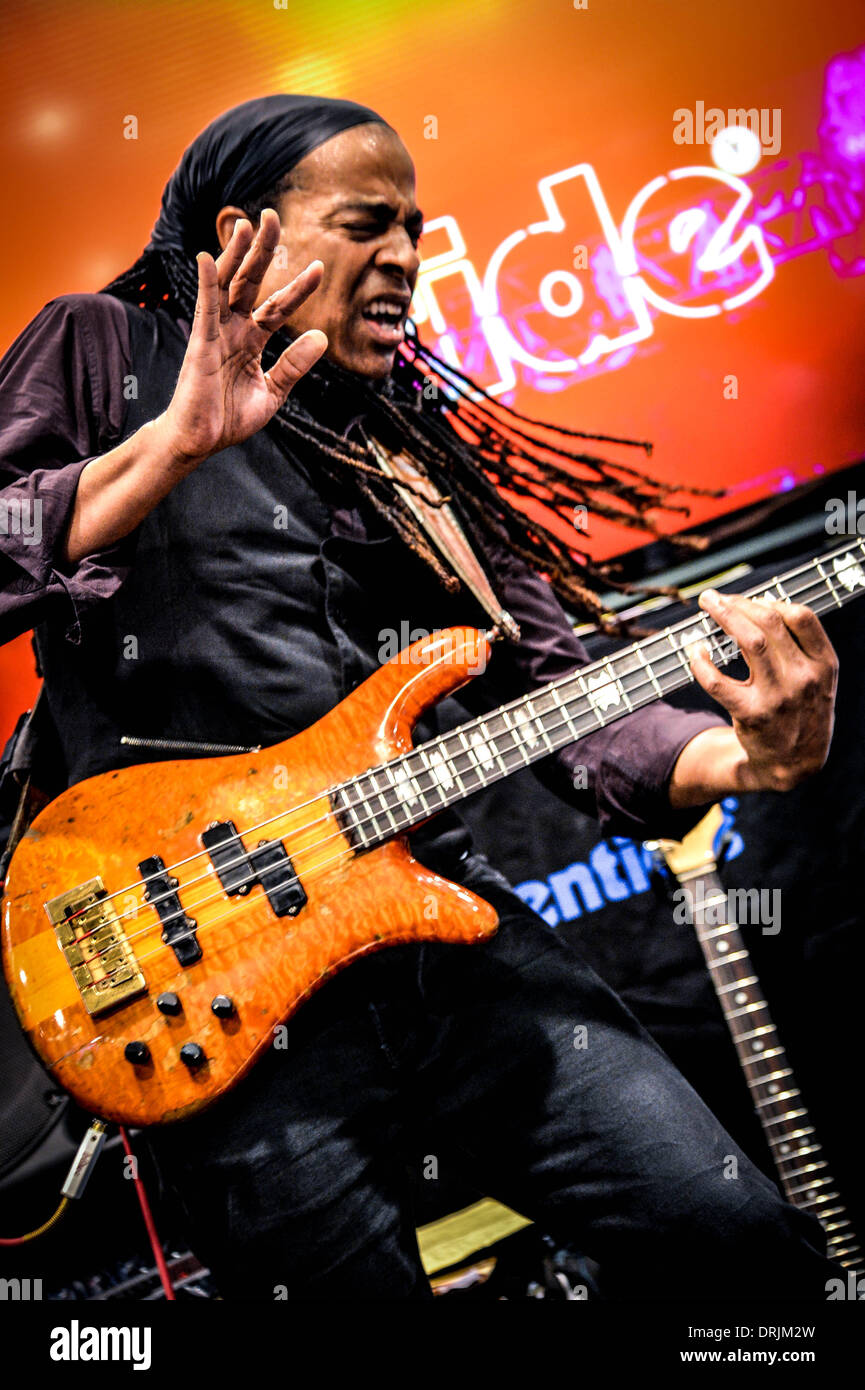 Toronto, Ontario, Canada. 24th Jan, 2014. Living Color bassist DOUG ...