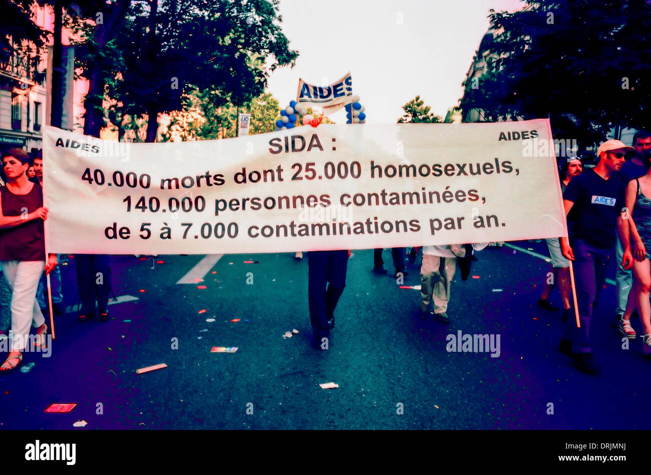 Gay multicultural french crowd politics hi-res stock photography and ...