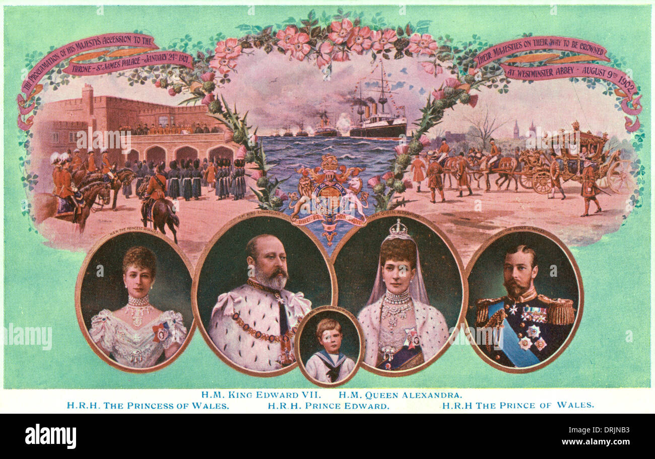 Edward vii coronation hi-res stock photography and images - Alamy