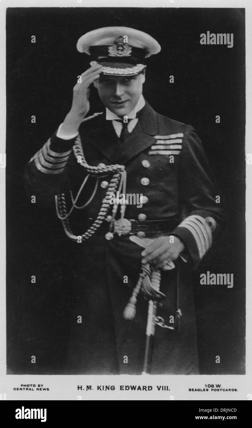 King edward viii naval uniform hi-res stock photography and images - Alamy