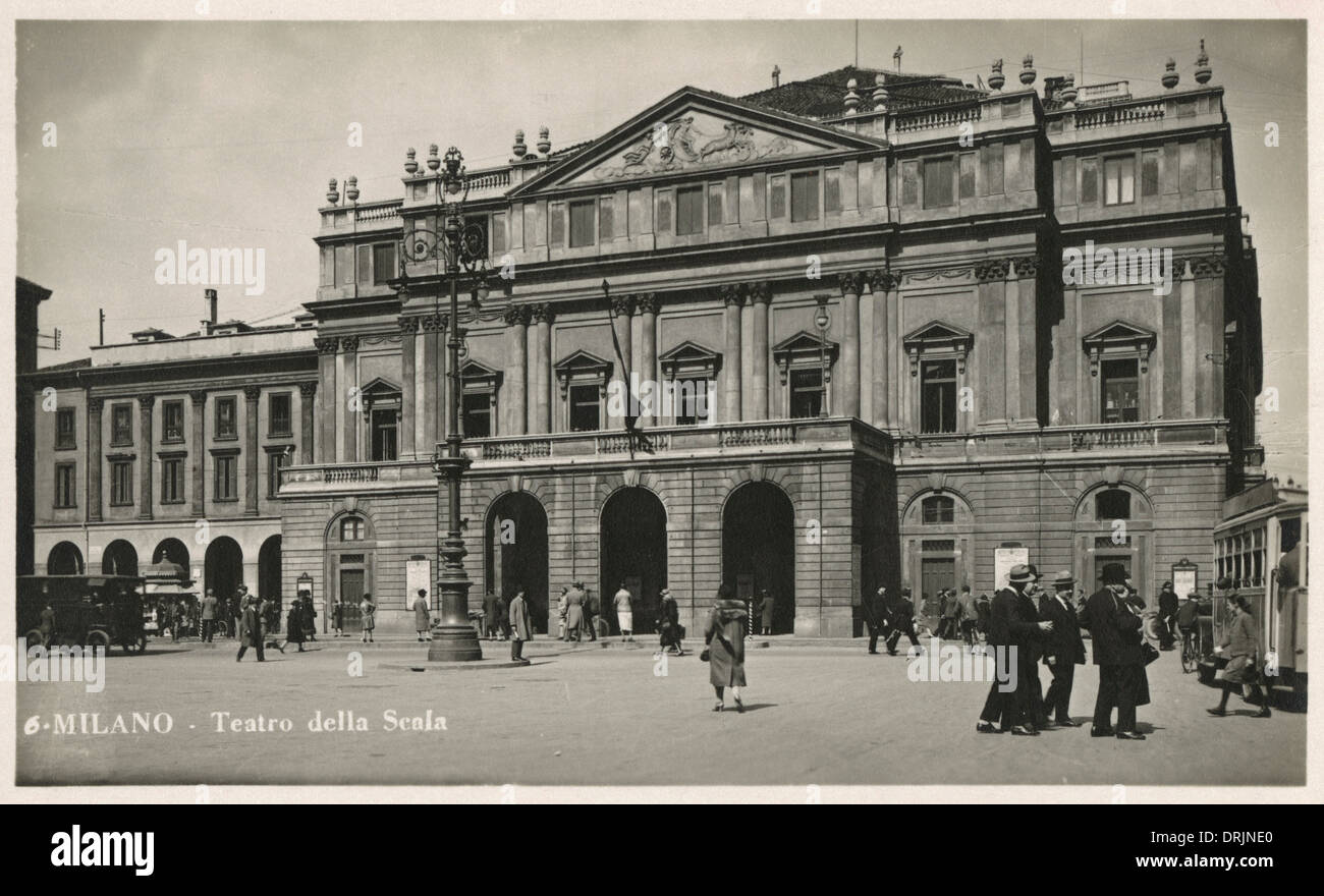 La Scala opera house, Milan, Italy Stock Photo - Alamy