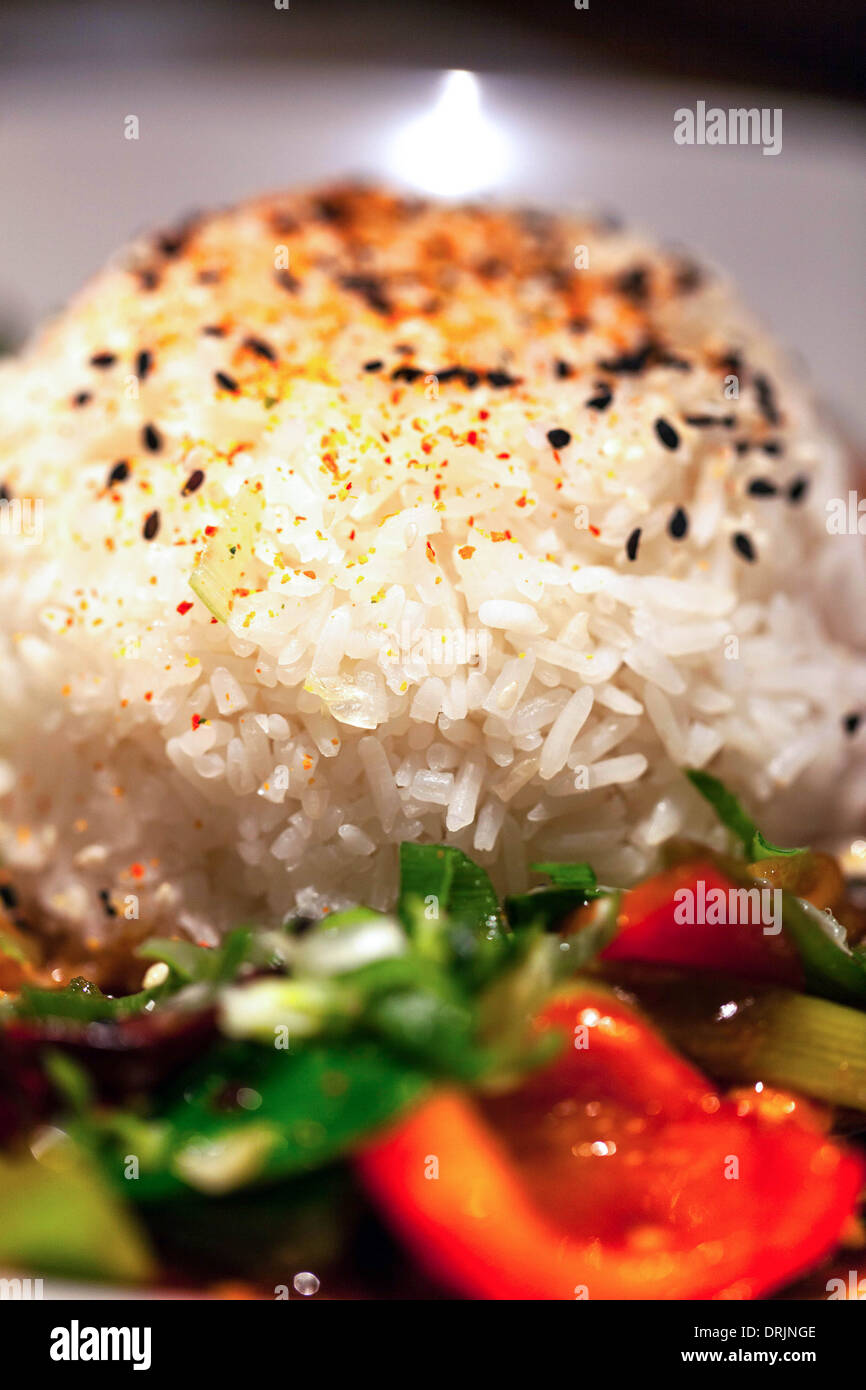 Sticky white rice Stock Photo - Alamy