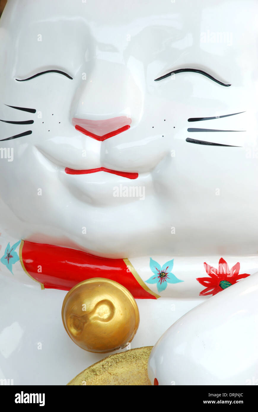 Lucky cat belief of Japanese Stock Photo - Alamy