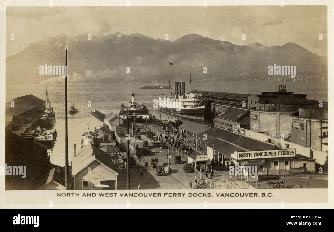 S.S. Prince Albert at Vancouver Ferry Docks, Canada Stock Photo - Alamy