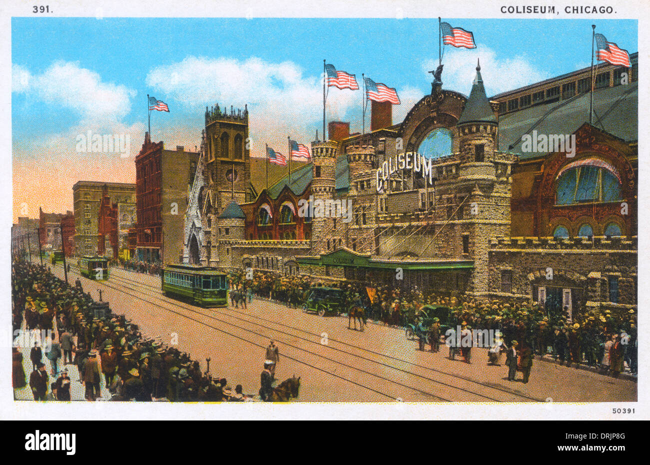 The Chicago Coliseum Stock Photo - Alamy