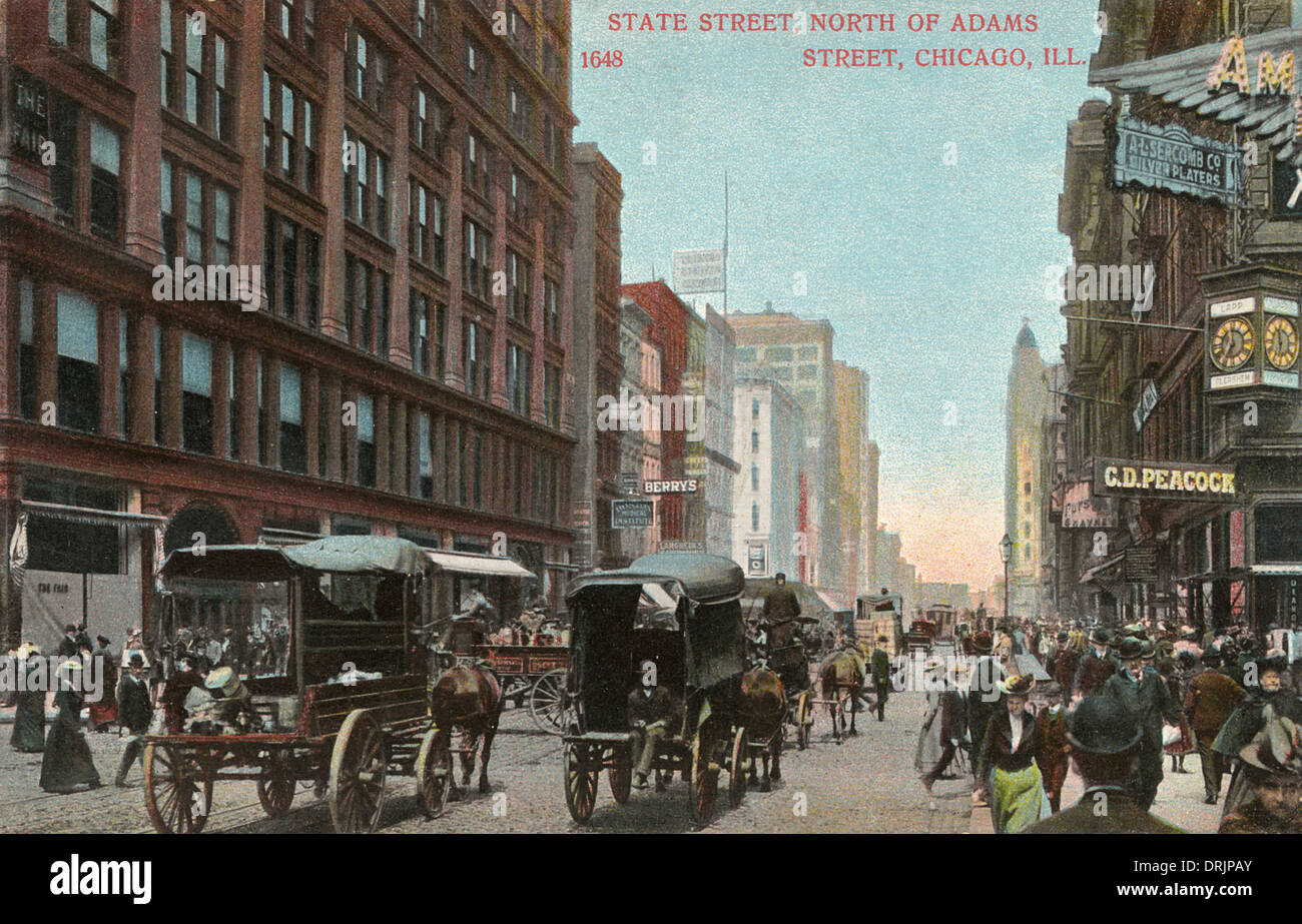 Chicago traffic jam hi-res stock photography and images - Alamy