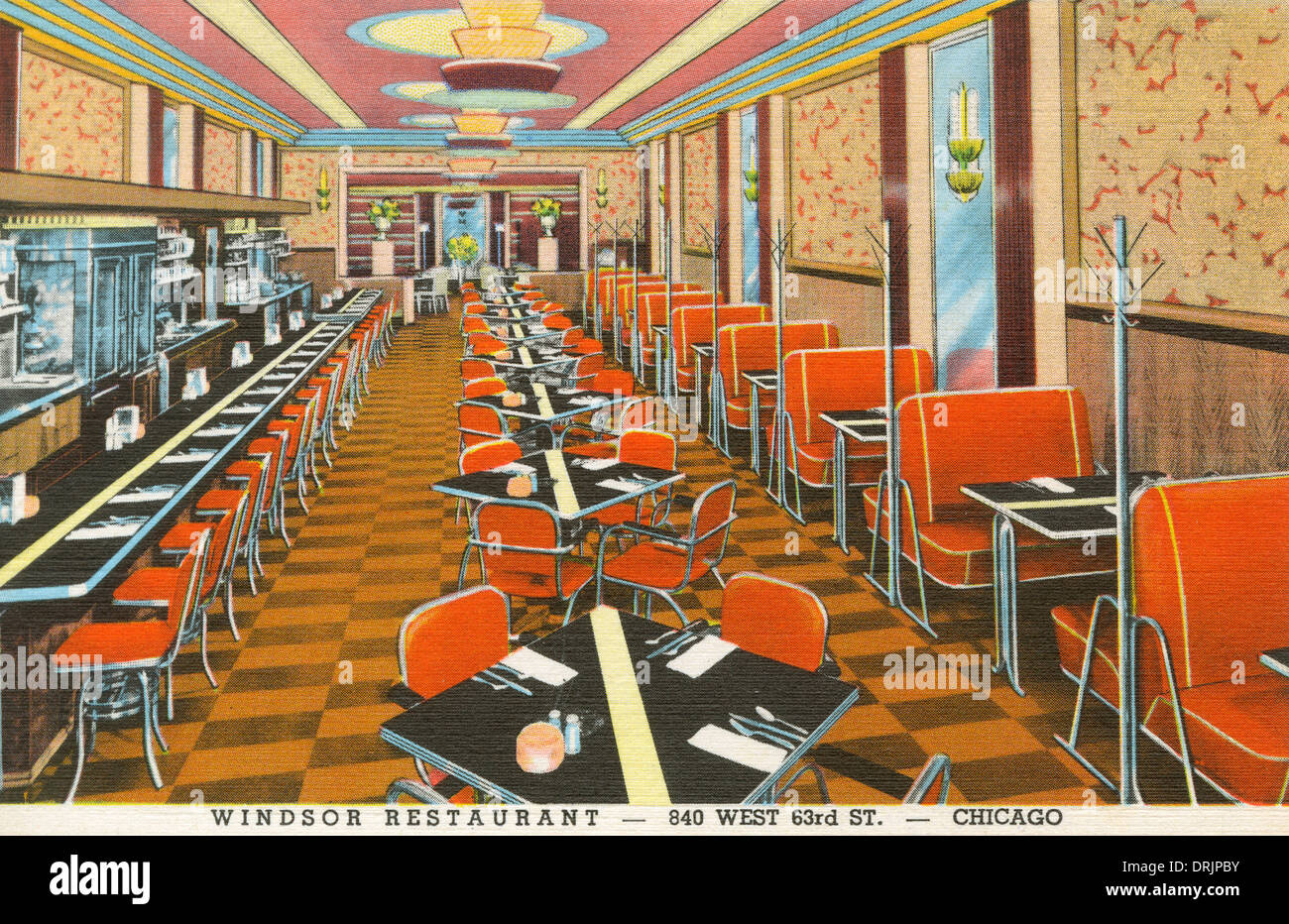 Restaurants of the 40s hi-res stock photography and images - Alamy