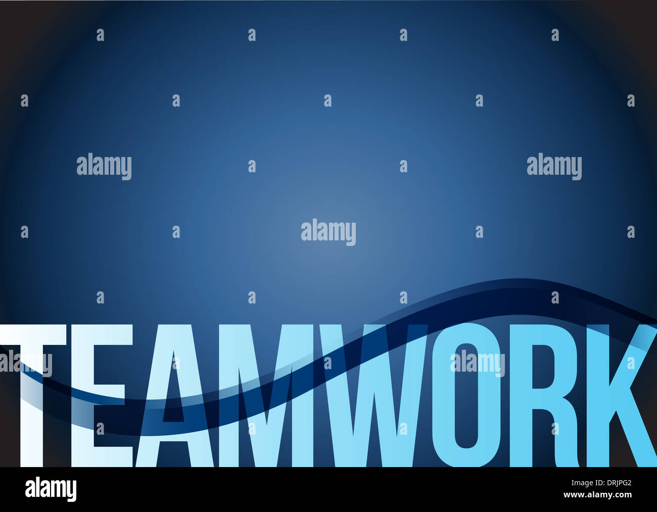 blue business teamwork wave background illustration design Stock Photo ...