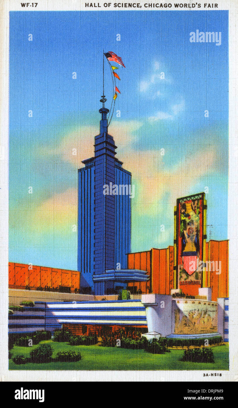 The Hall of Science at the Chicago World's Fair Stock Photo - Alamy