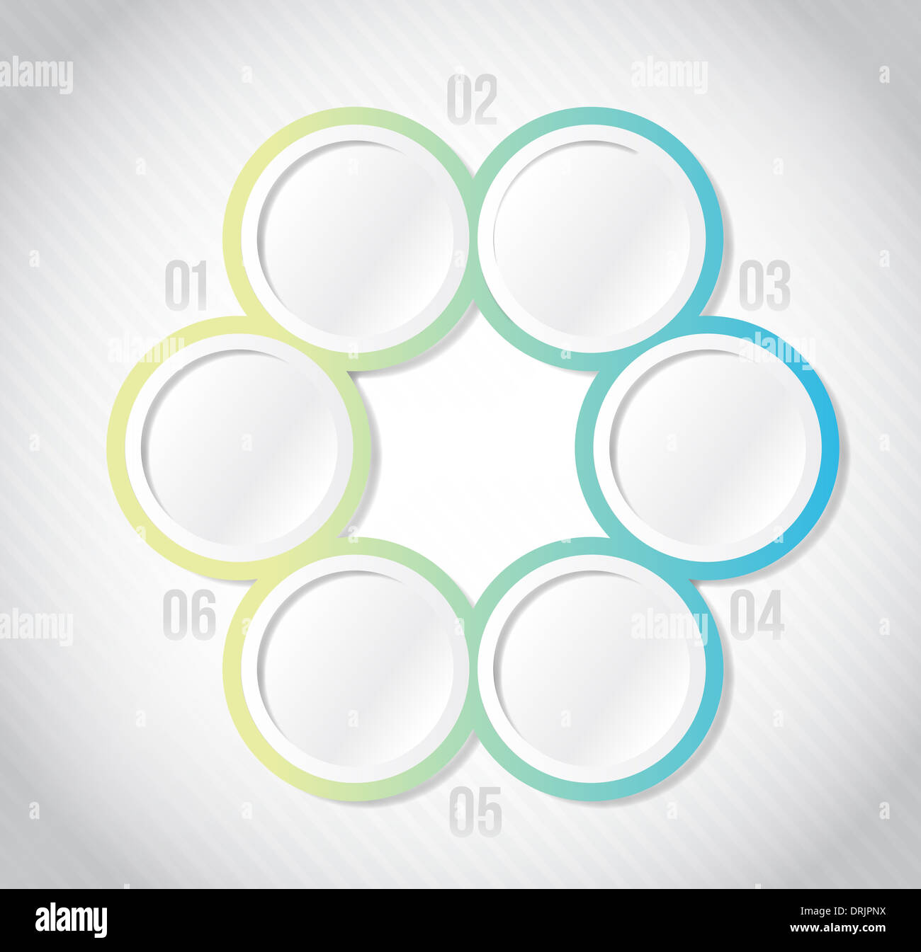 circular Infographics template illustration design over white Stock ...