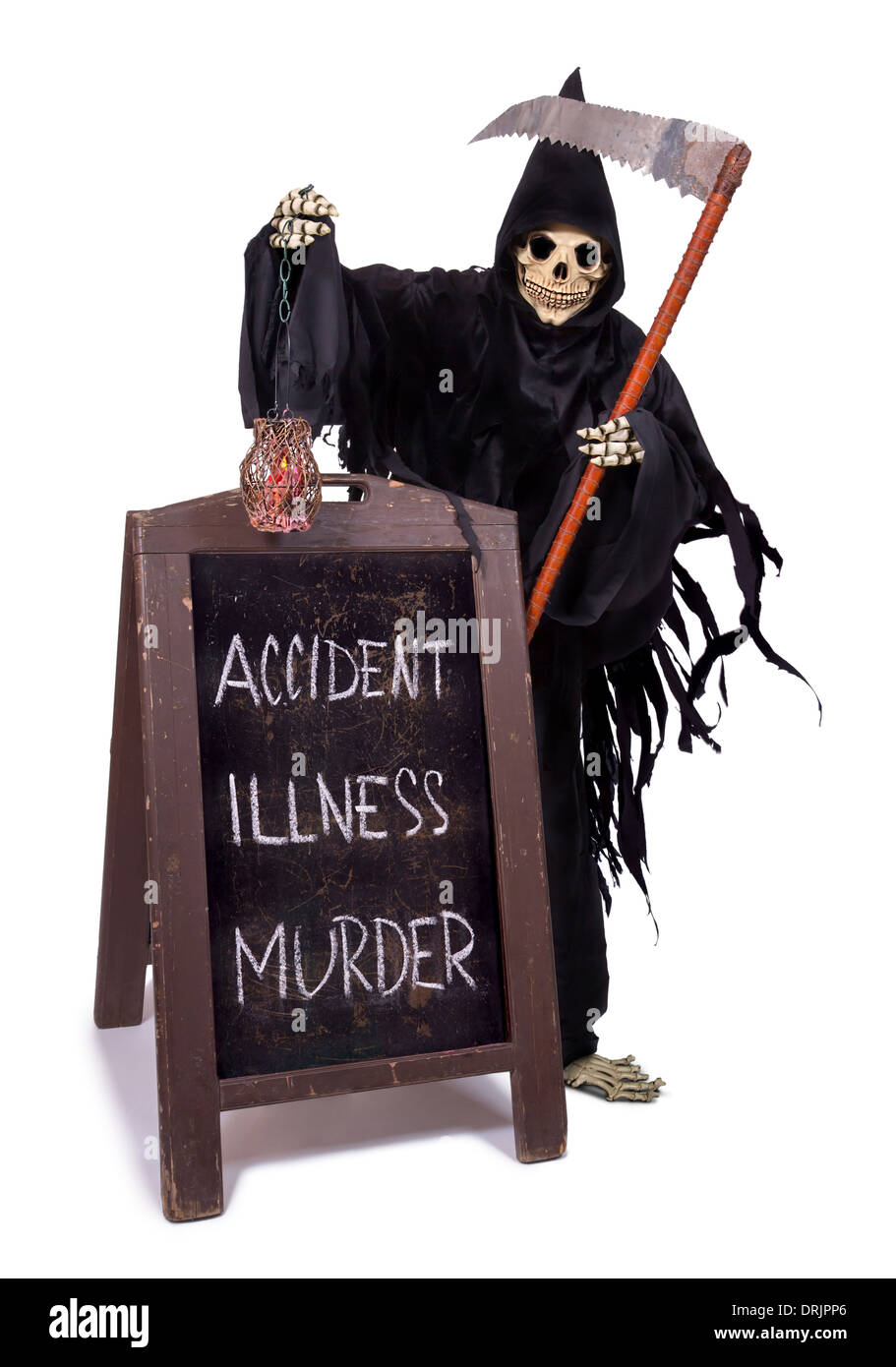 Grim reaper scythe on Cut Out Stock Images & Pictures - Alamy