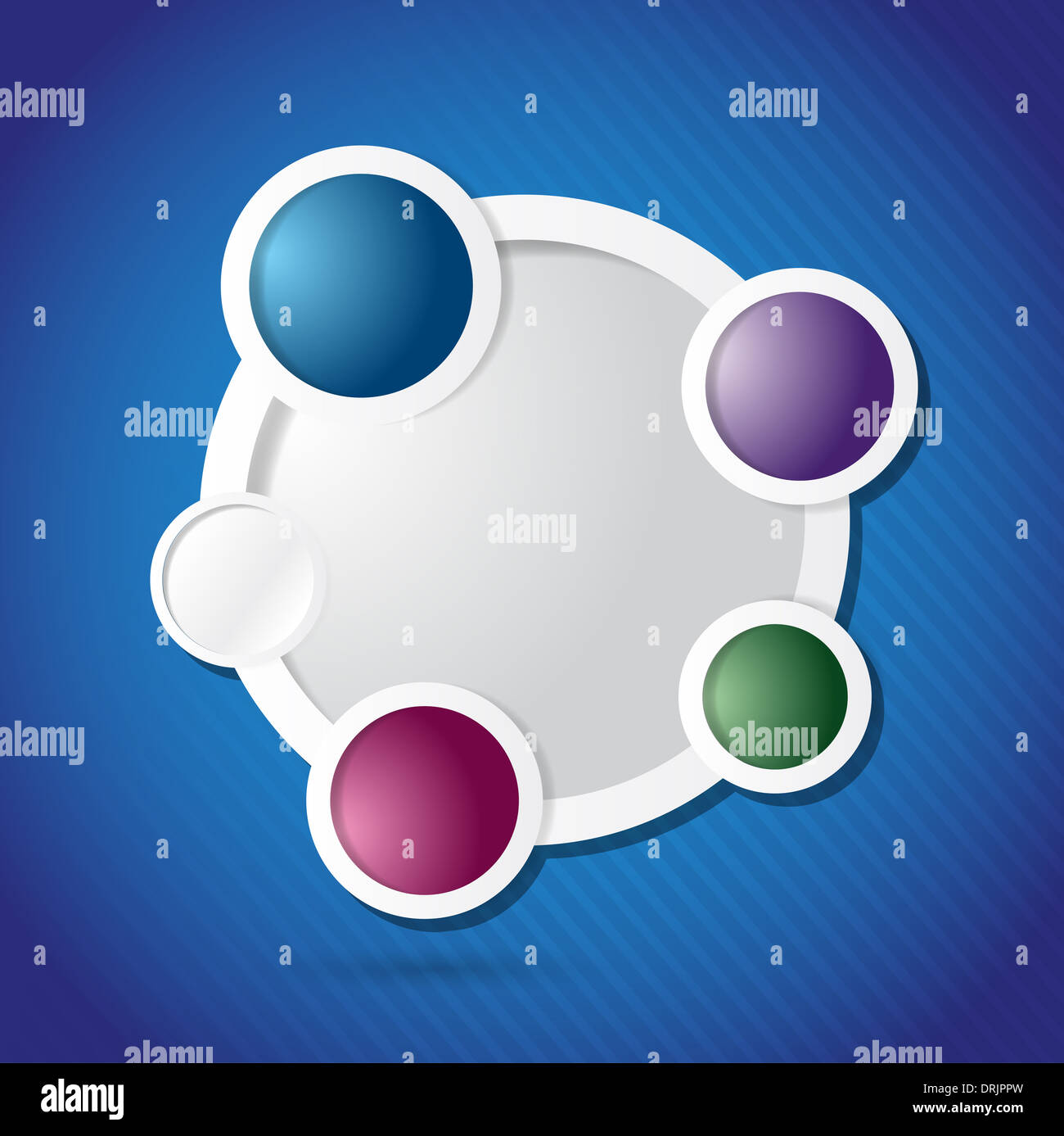 circle colorloop business, template illustration design graphic Stock ...