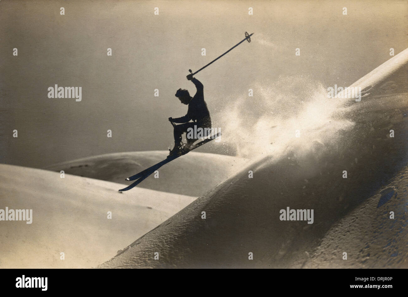 Skier performing jump ski hi-res stock photography and images - Alamy