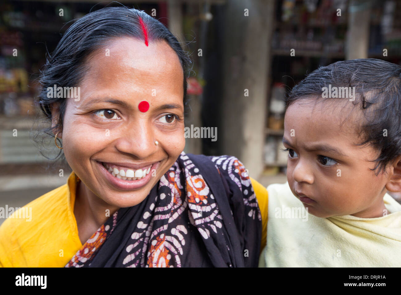 Villagers in a remote subsistence farming village on an island in the ...
