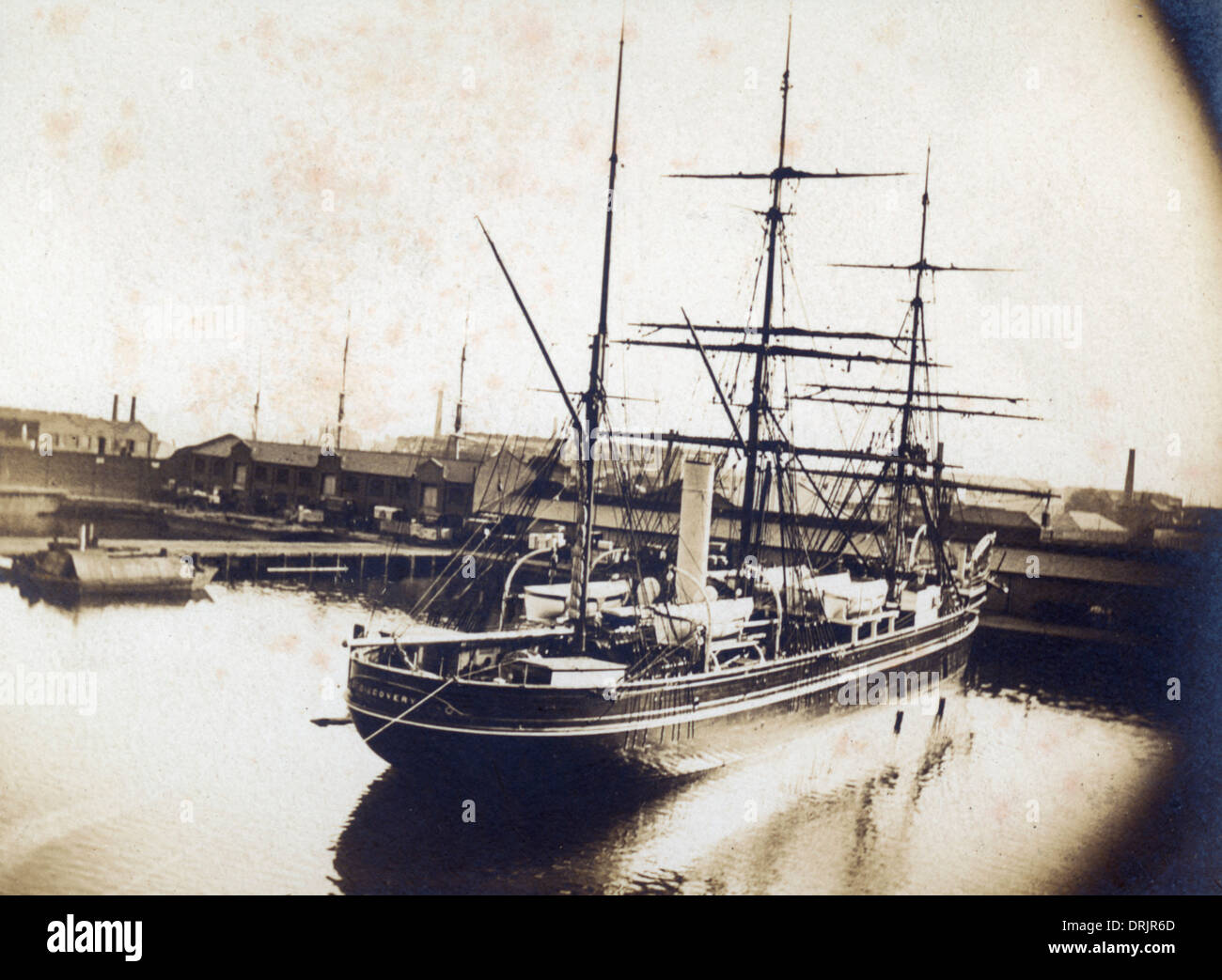 The ship Discovery of Robert Falcon Scott's expedition Stock Photo - Alamy
