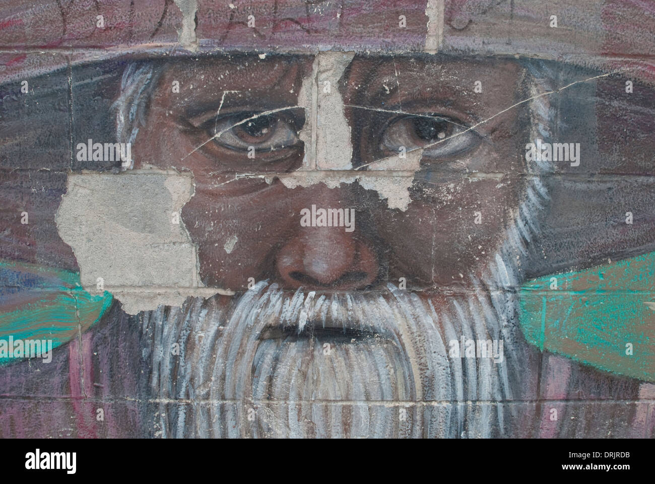 Realistic mural artwork is prolific in the residential district just ...