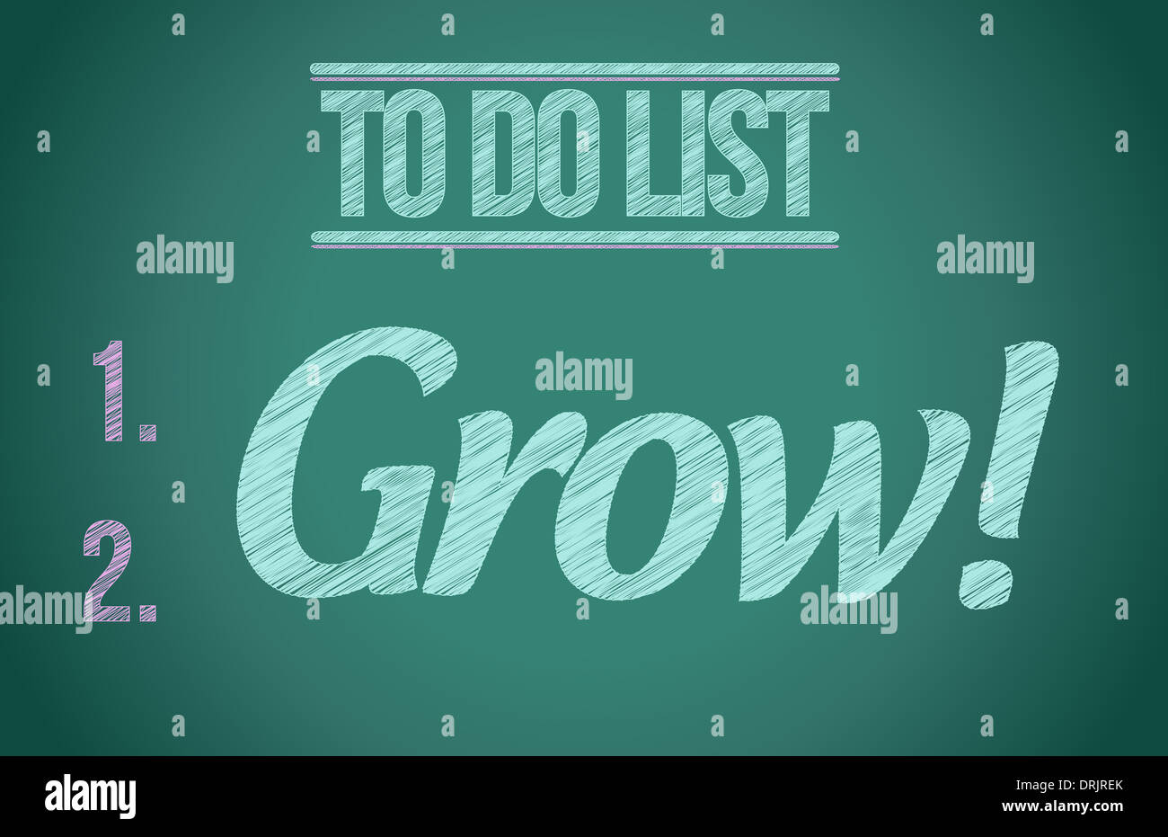 to do list grow concept illustration design graphic Stock Photo - Alamy