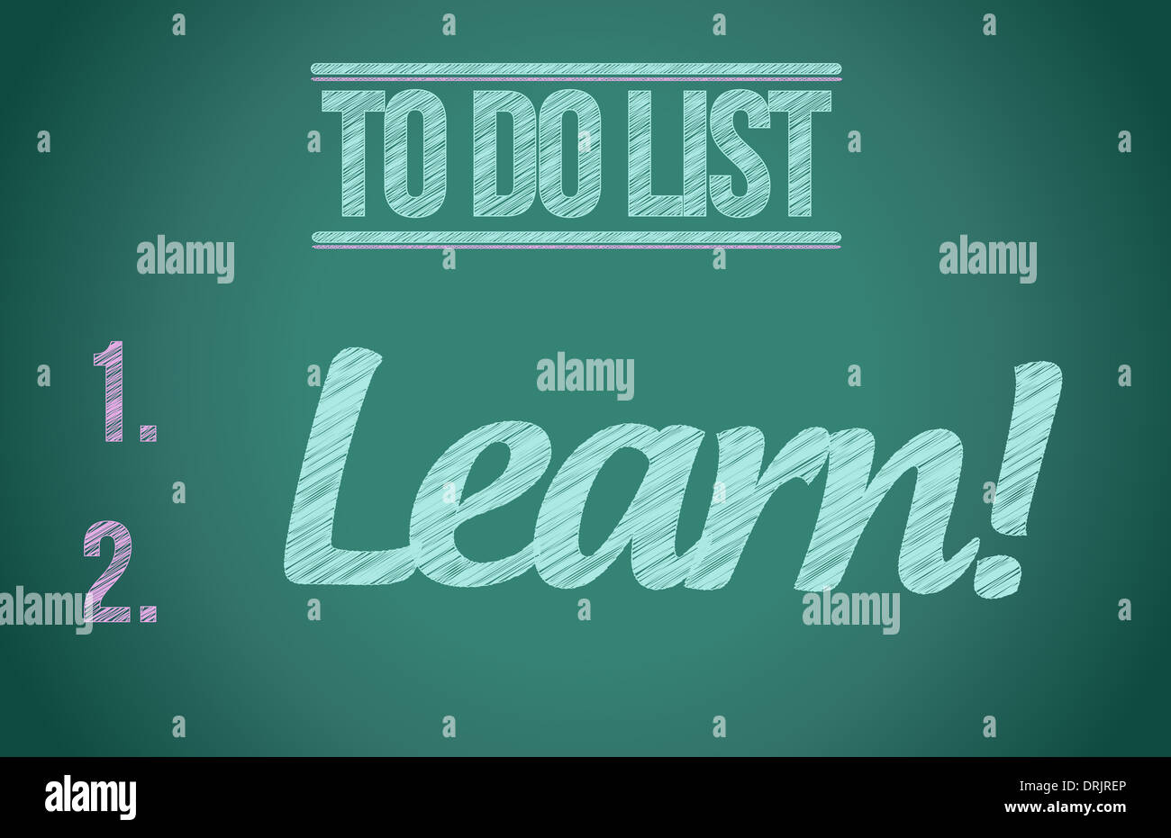to do list lean. illustration design graphic concept Stock Photo - Alamy