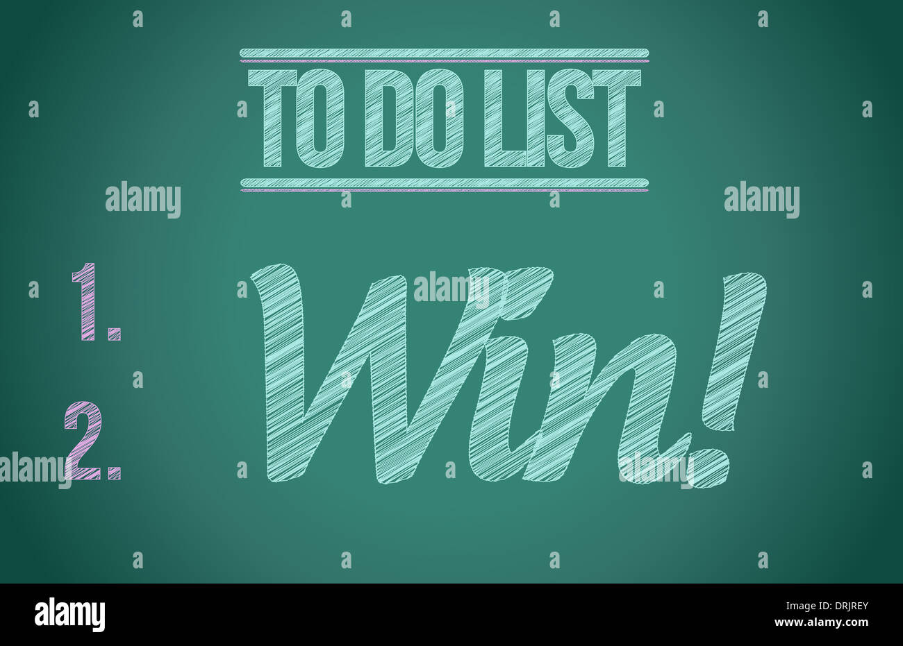 to do list win concept illustration design over white Stock Photo - Alamy