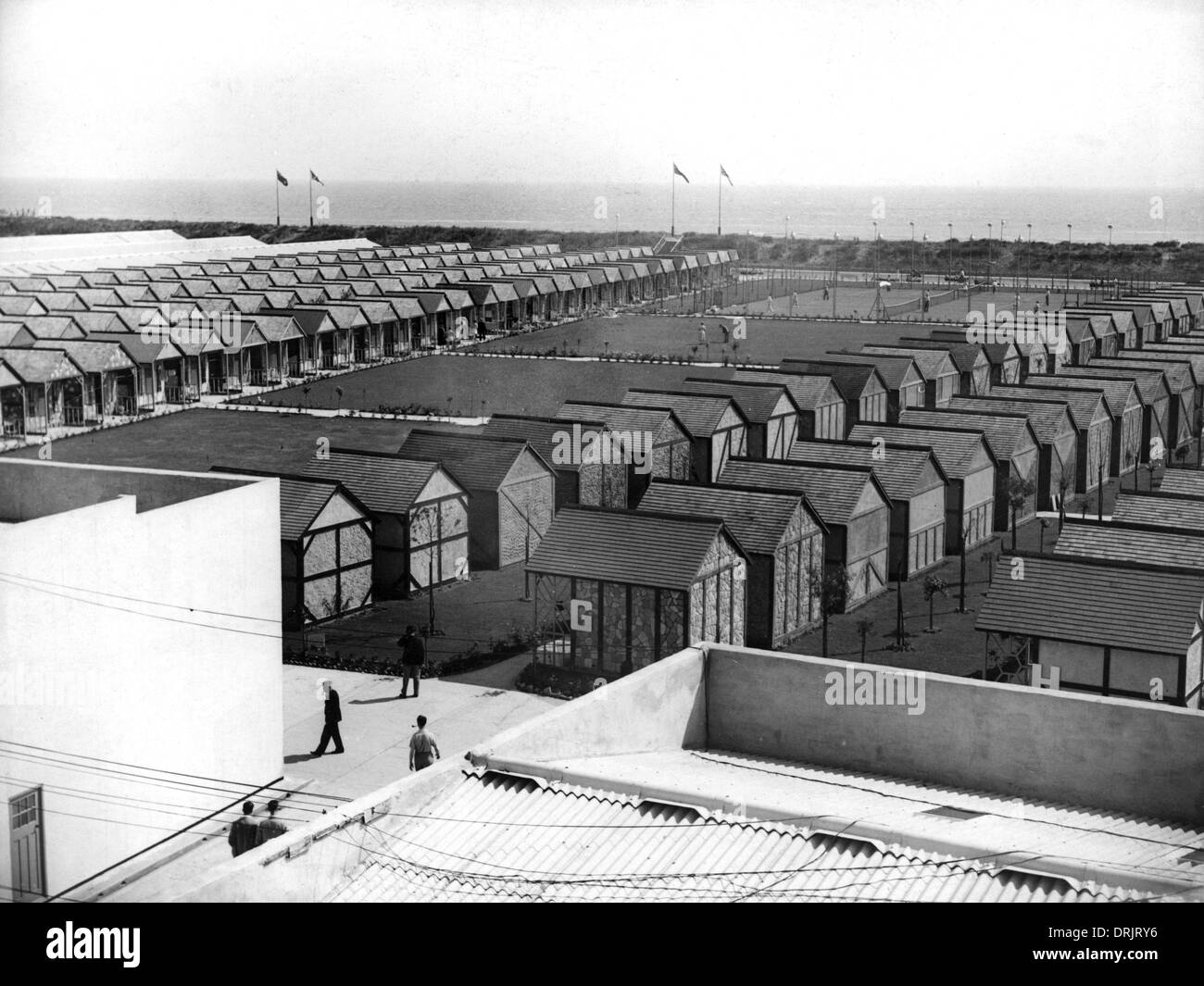 The chalets at Butlins holiday camp in Skegness Stock Photo: 66182122 ...