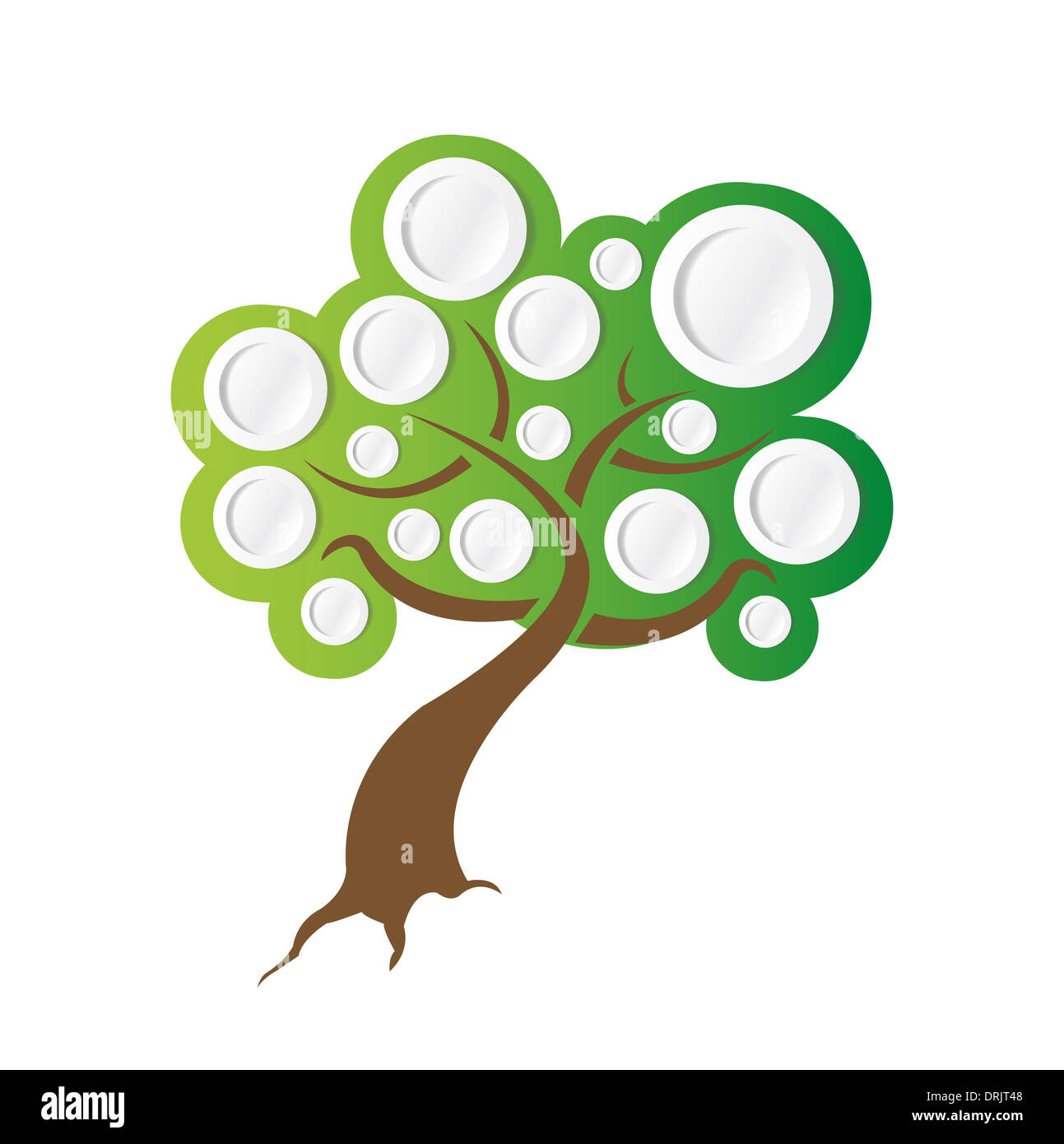 tree illustration ready for info graphics. illustration design over ...