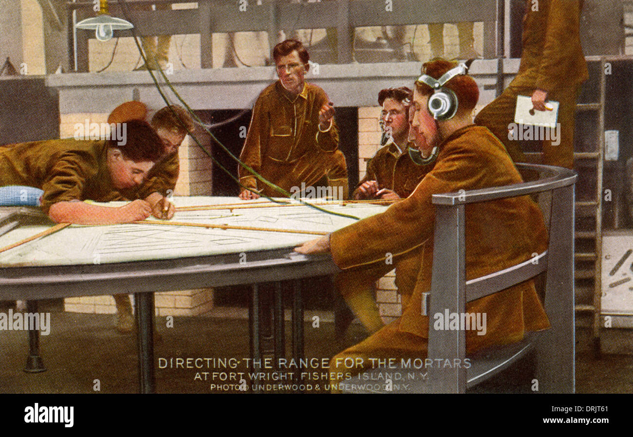 Mortar Calculations - Fort Wright - Fishers Island, New York Stock ...