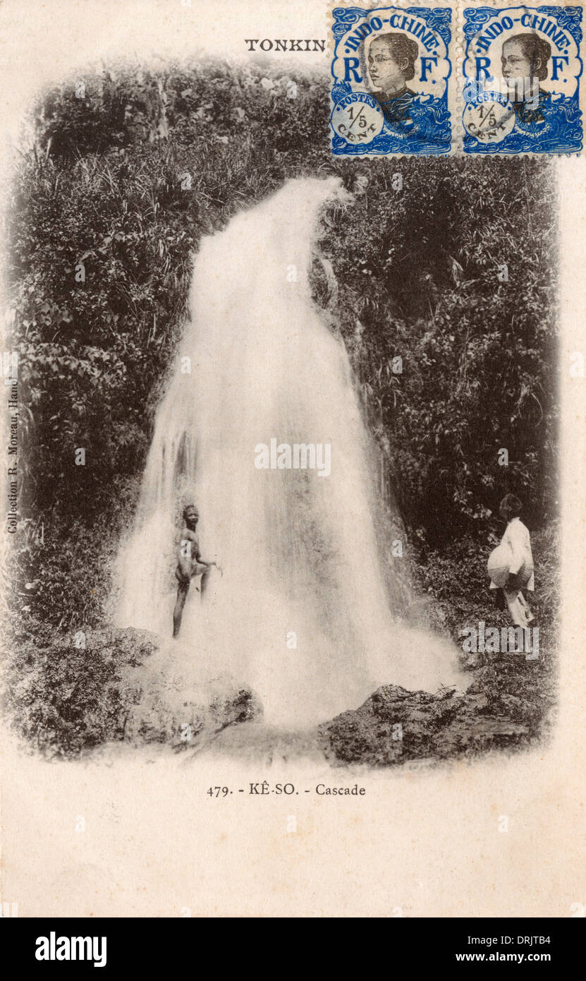 Waterfall - Vietnam - Tonkin Province Stock Photo - Alamy