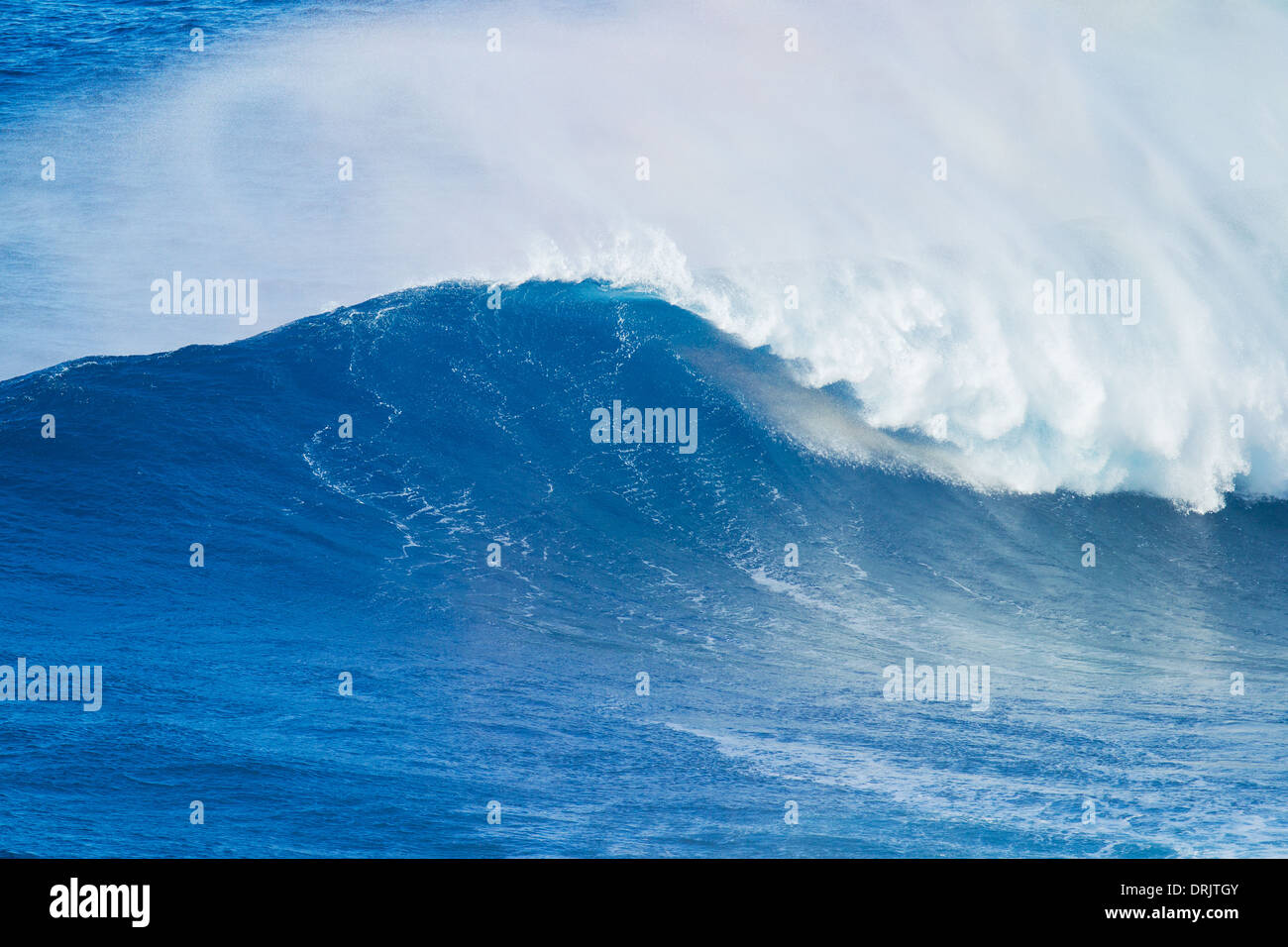 Giant Blue Ocean Wave Stock Photo - Alamy