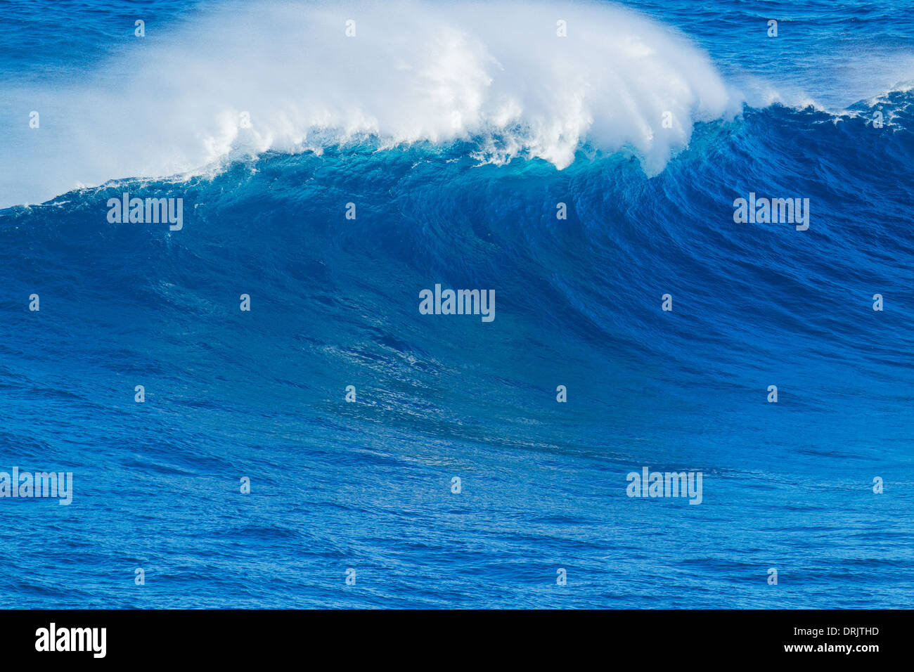 Giant Blue Ocean Wave Stock Photo - Alamy