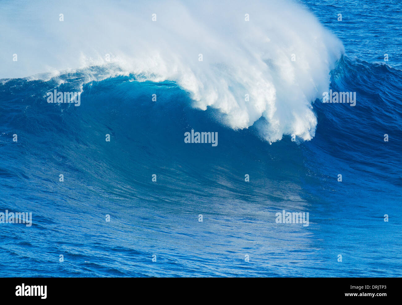 Giant Blue Ocean Wave Stock Photo - Alamy