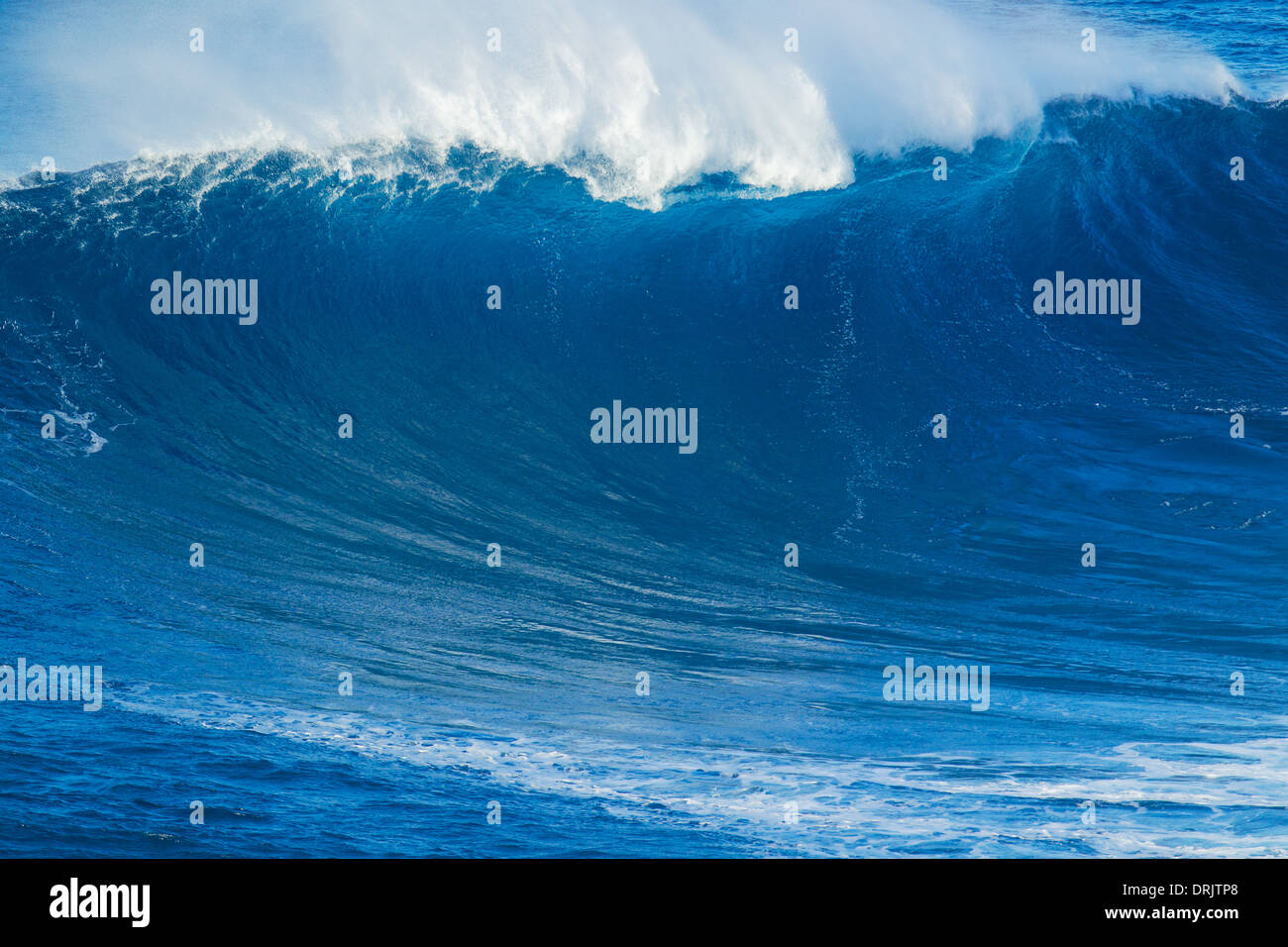Giant Blue Ocean Wave Stock Photo - Alamy